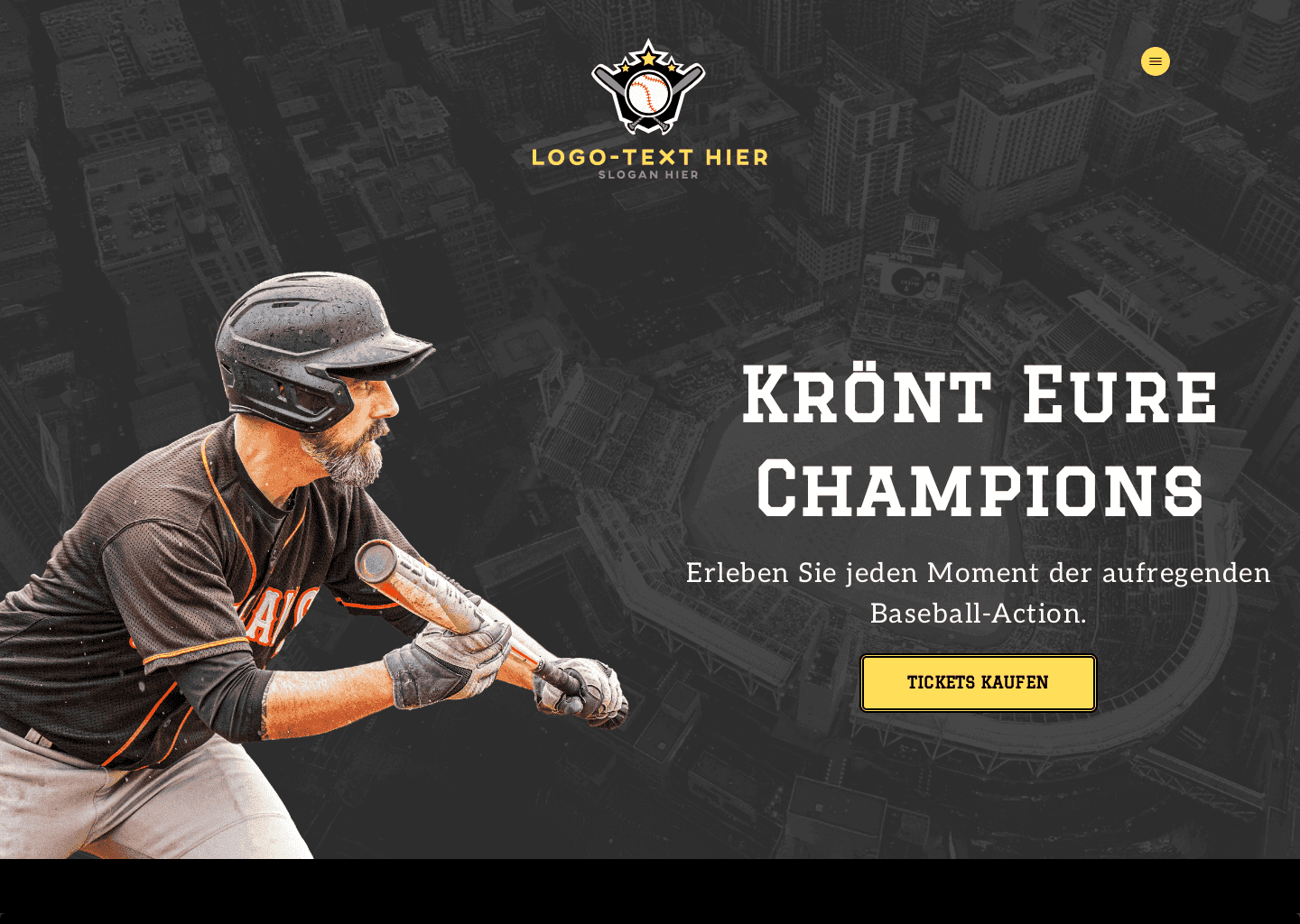 Baseball Websites | Erstellen Sie sofort a Baseball Website | Design.com