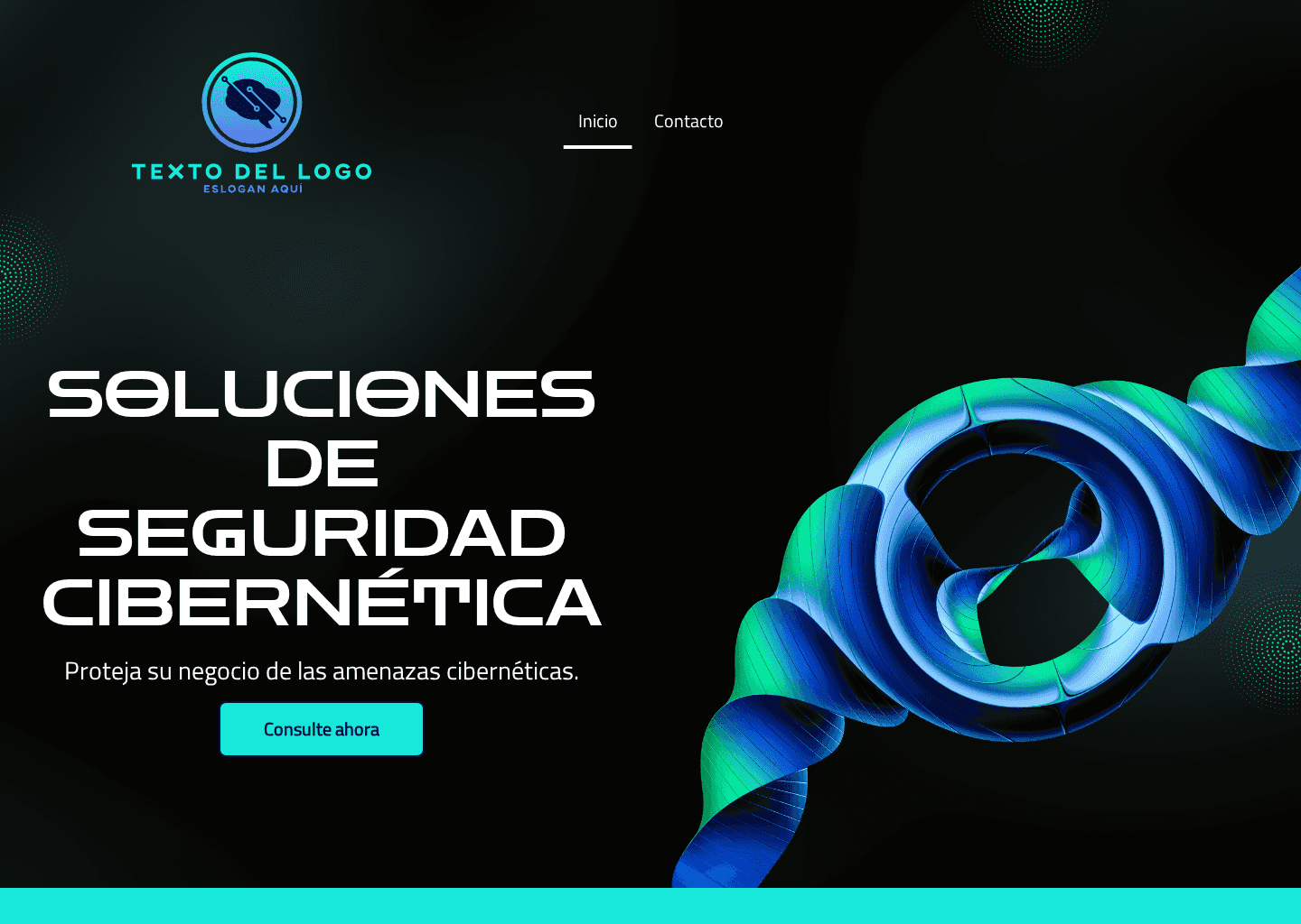 Soluciones de Datos de Ciberseguridad Creador de sitios web | Design.com