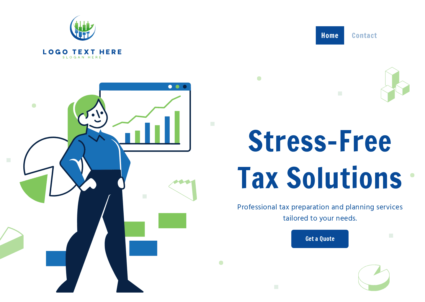 Tax Filing Websites | Tax Filing Website Maker | BrandCrowd
