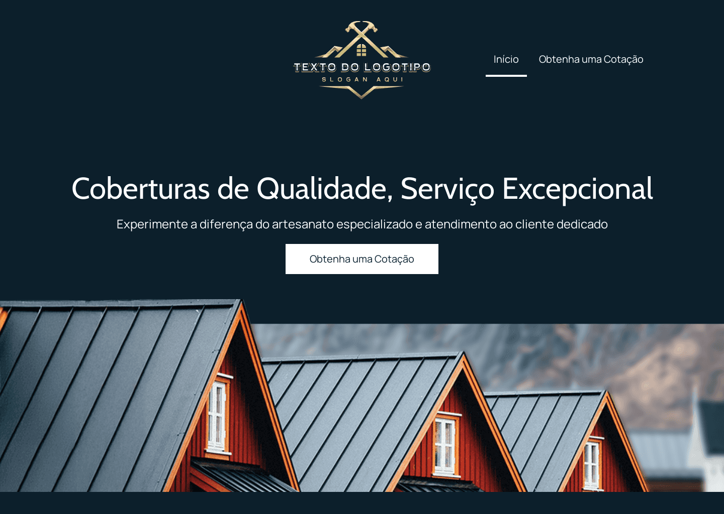 Construção de Telhados Residenciais Criador de Websites | BrandCrowd