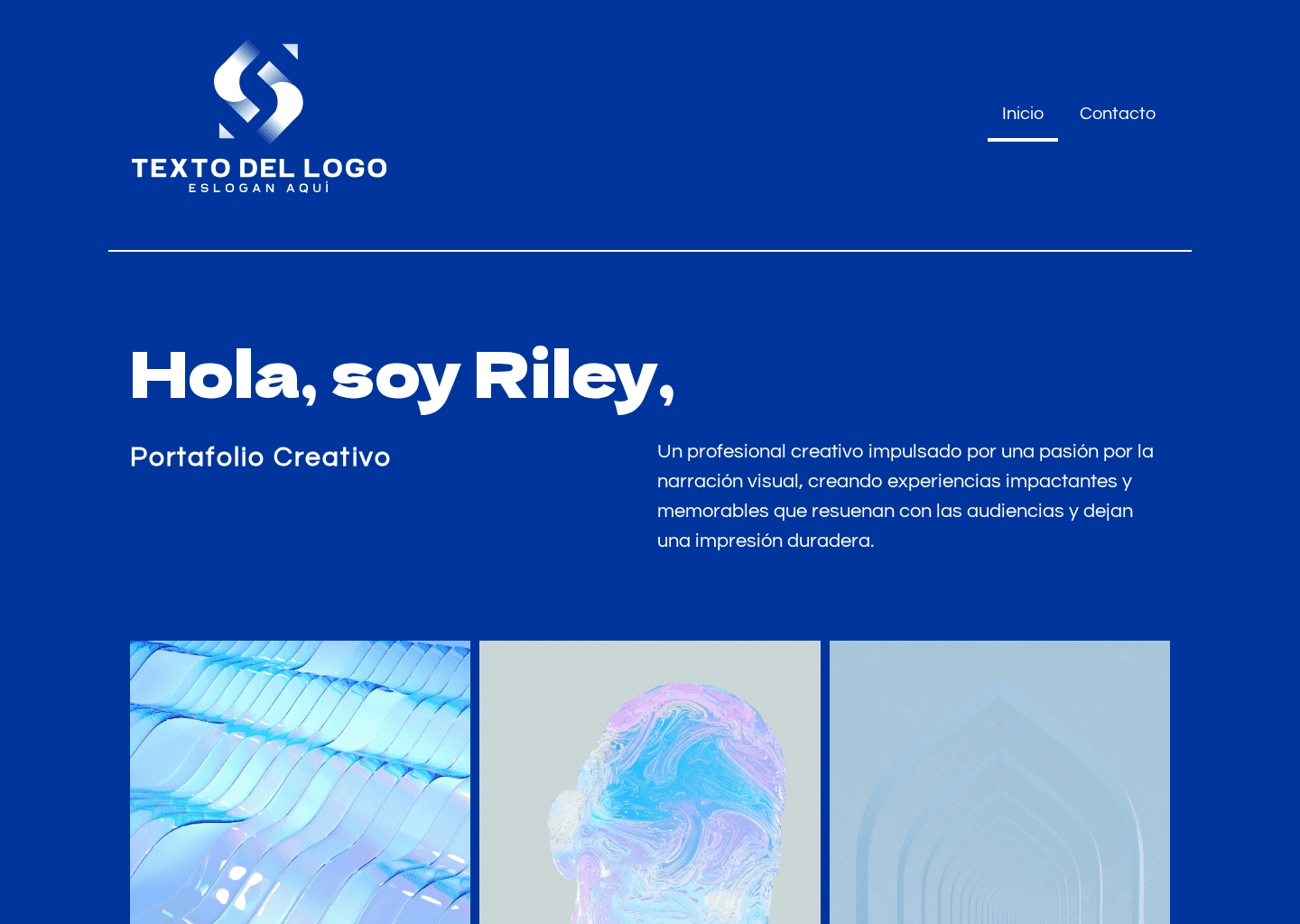 Galería de Portafolio Creativo Creador de sitios web | Design.com