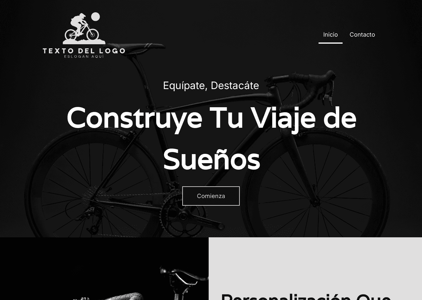 Reto de Montaña en Bici Creador de sitios web | Design.com