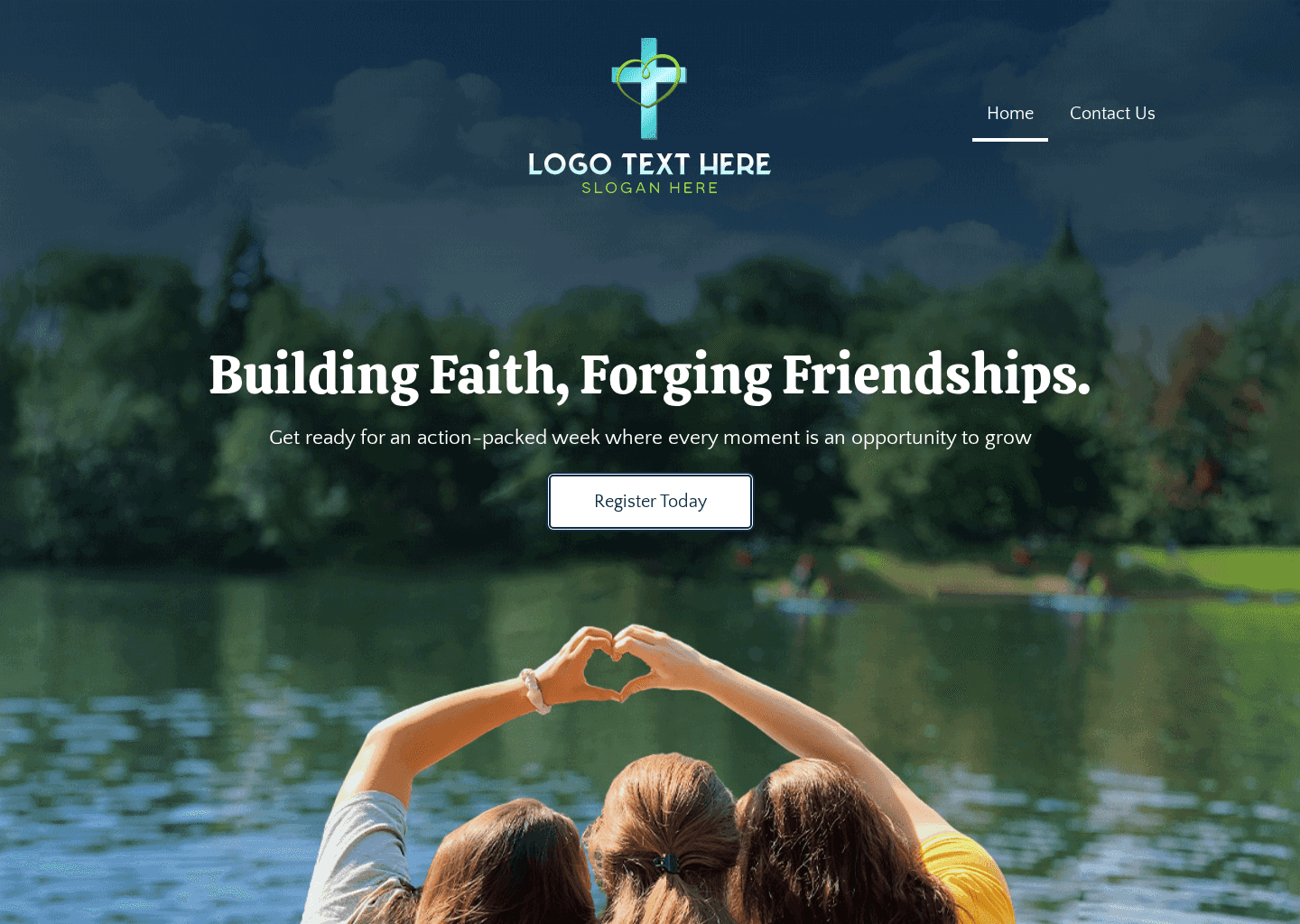 Youth Church Camp | Website Builder | Create a Website | BrandCrowd
