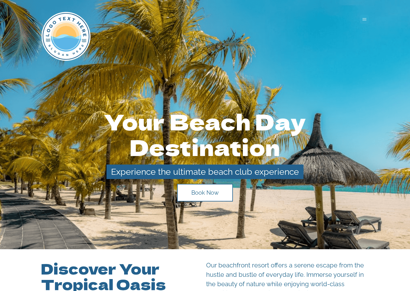 Luxury Villa Retreats Website Builder | Design.com