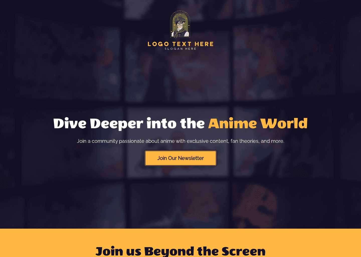 Anime Websites | Instantly Create an Anime Website | Page 2 | Design.com