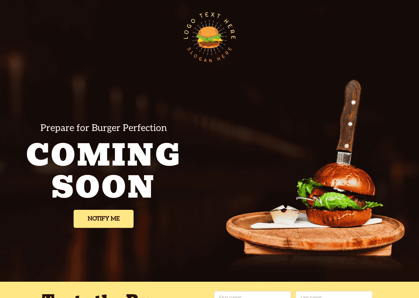 Burger Websites | Instantly Create a Burger Website | Design.com