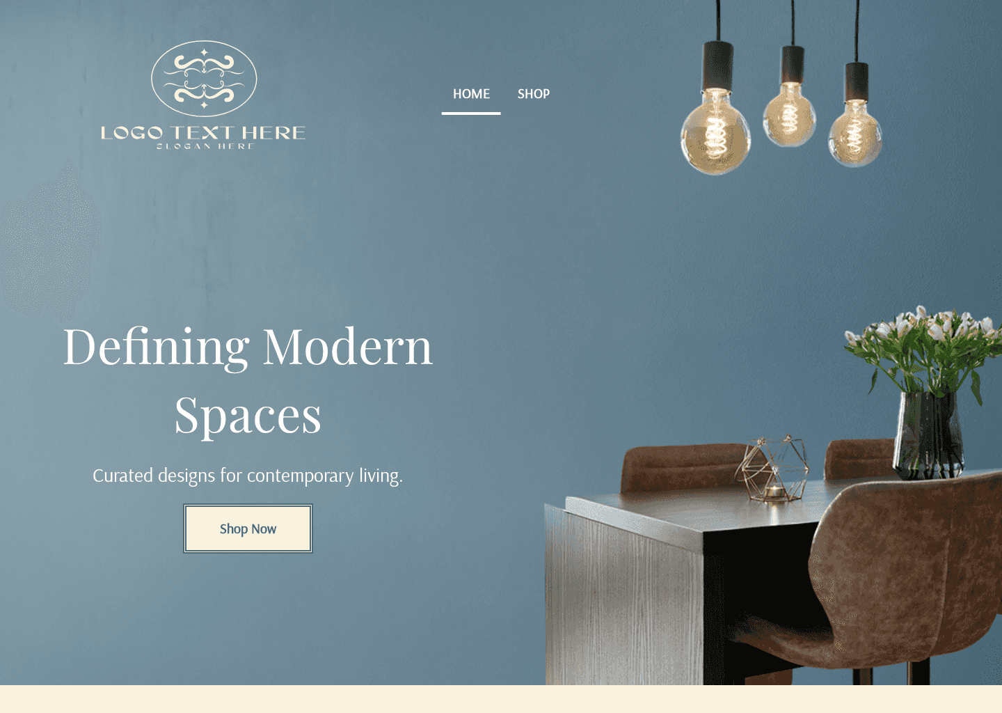 Interior Decor Store | Website Builder | Create a Website | BrandCrowd