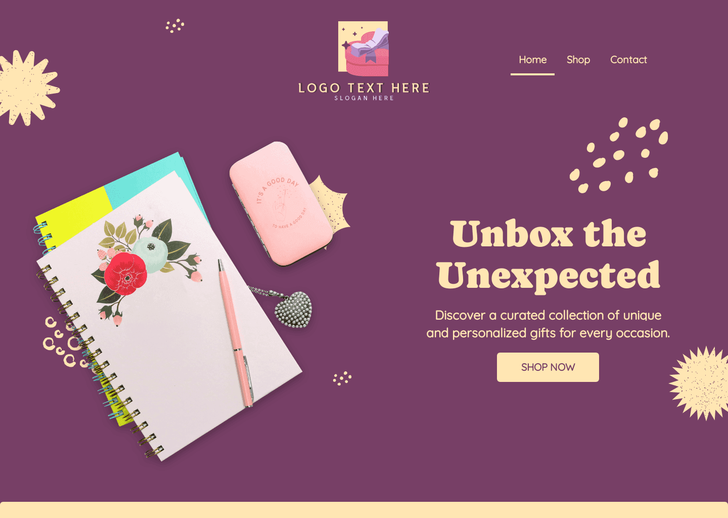 Gift Websites | Build a Gift Website Instantly | Design.com