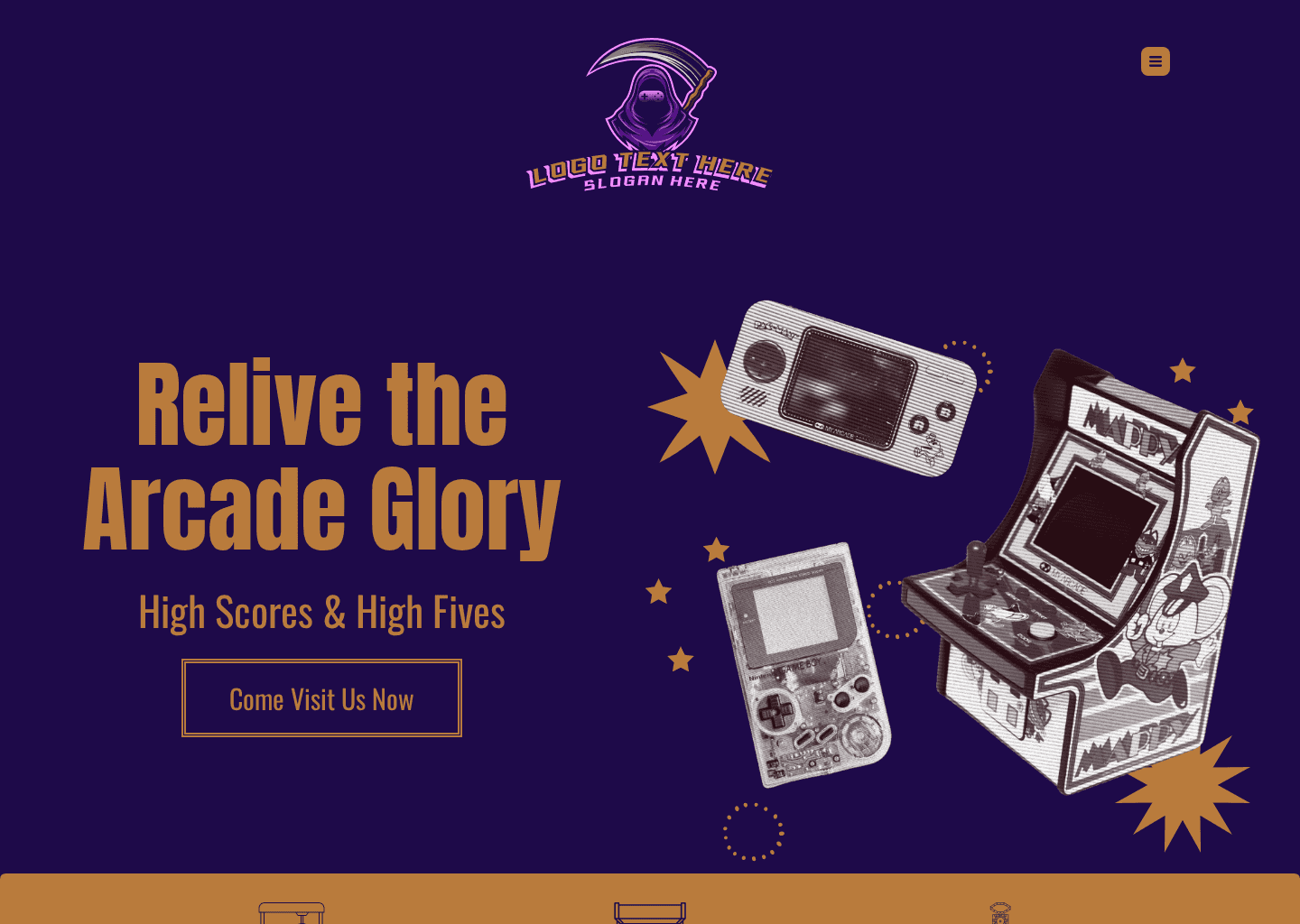 Retro Gaming Launch | Website Builder | Create a Website