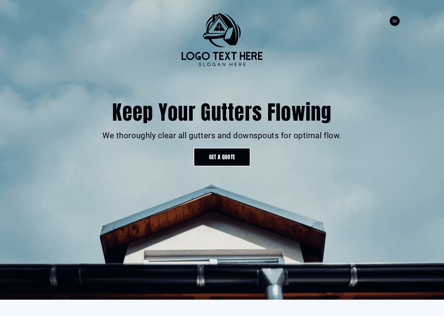 Gutter Cleaning Experts Website Builder | Design.com