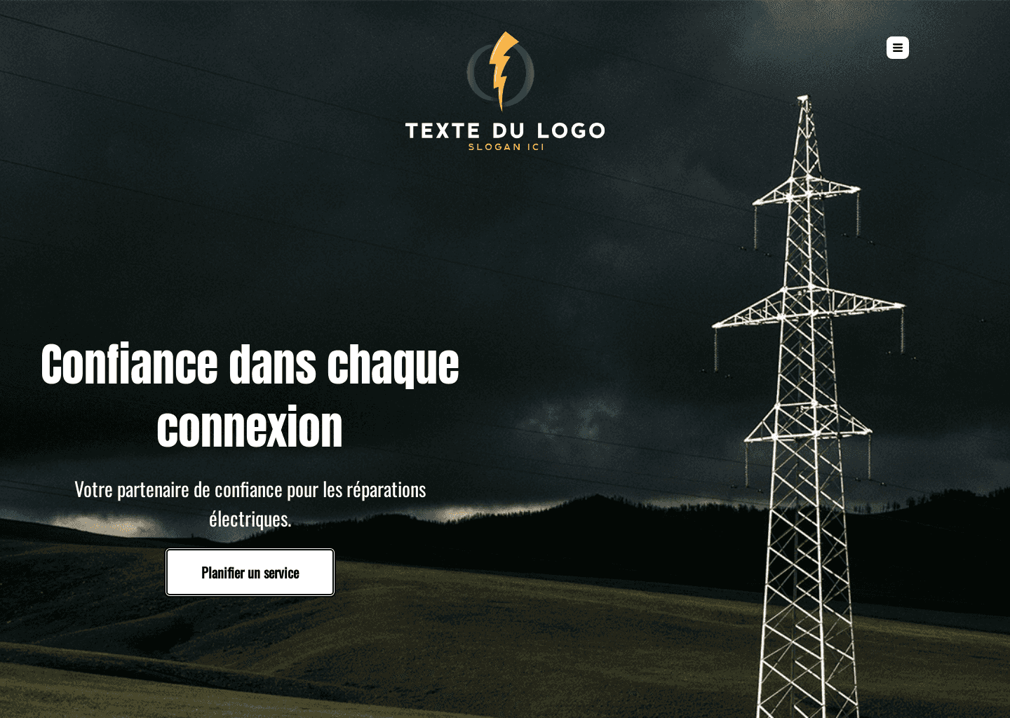 Réparation du système électrique Créateur de site Web | Design.com