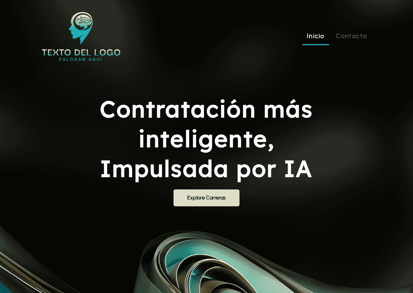 Soluciones de Reclutamiento con IA Creador de sitios web | Design.com