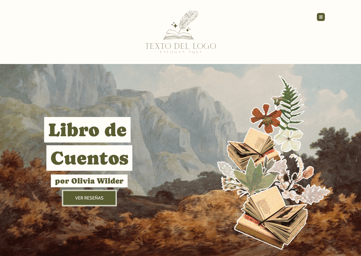Blog de Reseñas de Libros Creador de sitios web | Design.com