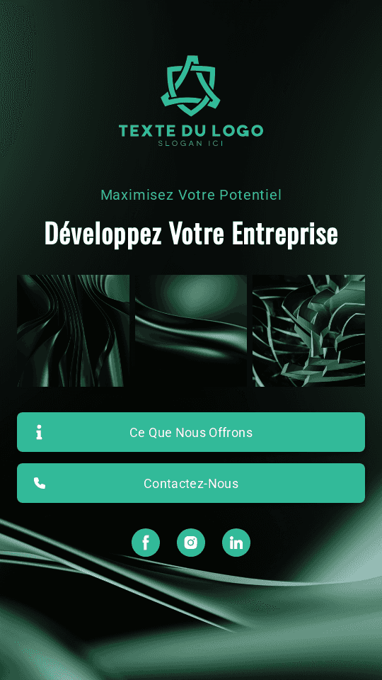 Services professionnels génériques Lien dans la bio | Design.com