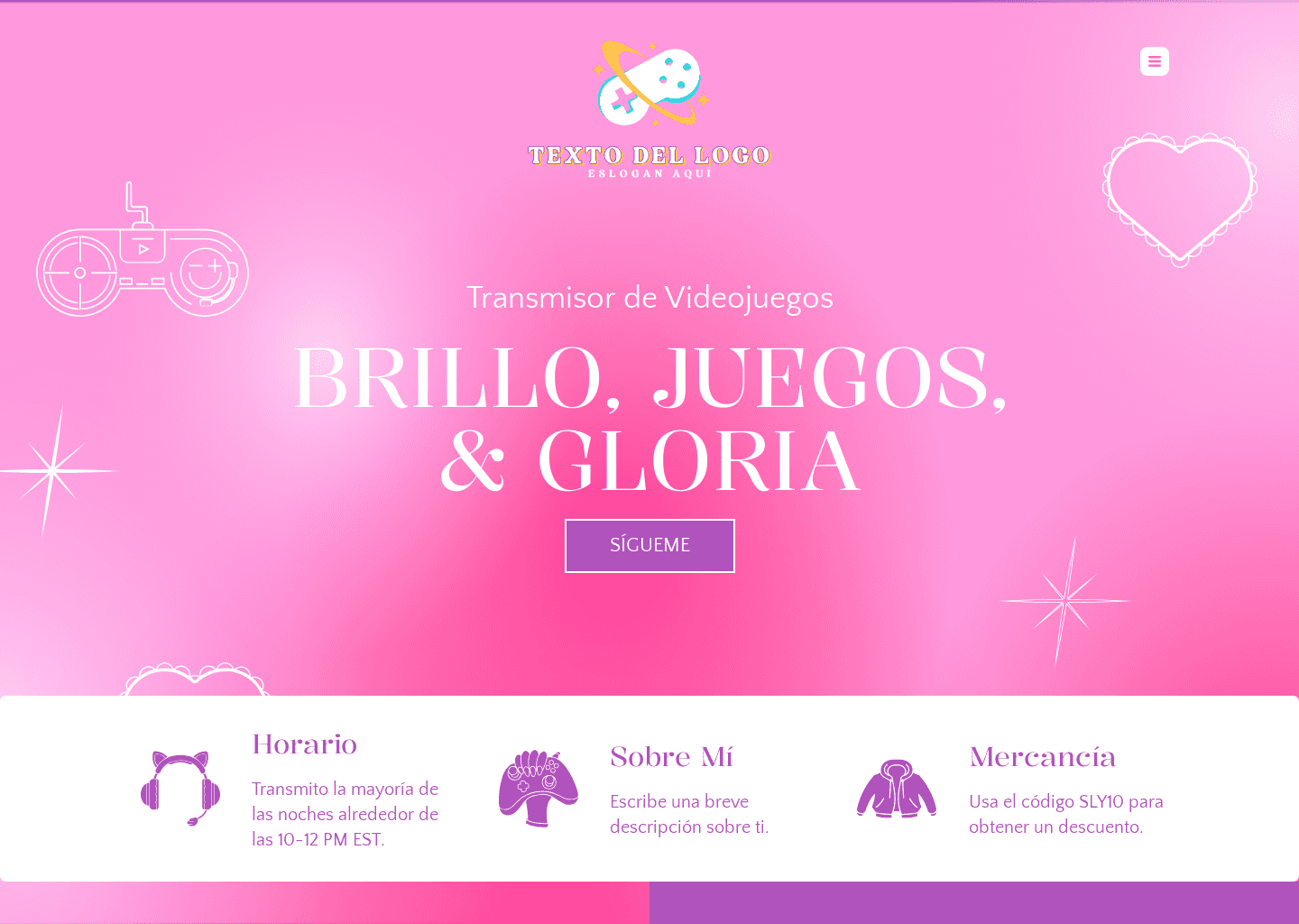 Exposición de Juegos de Esports Creador de sitios web | BrandCrowd