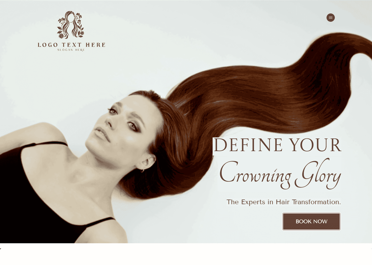 Beauty Hair Parlor Website Builder | Design.com