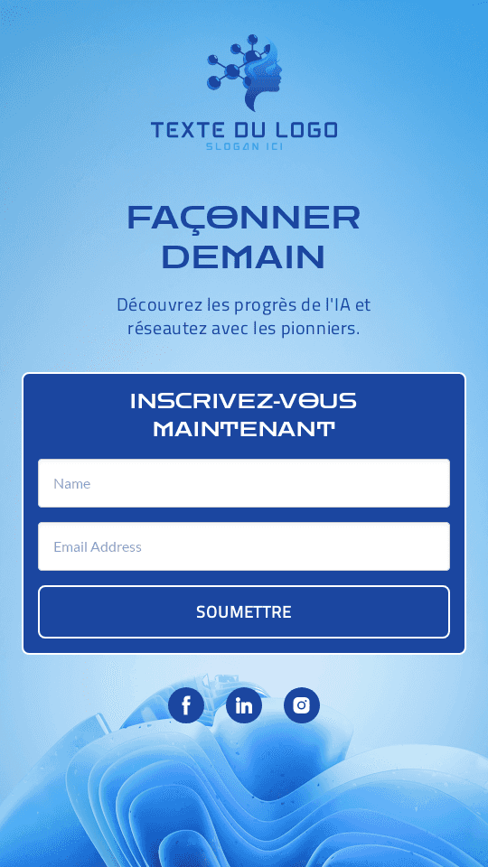 Invitation à la Convention sur l'IA Lien dans la bio | Design.com